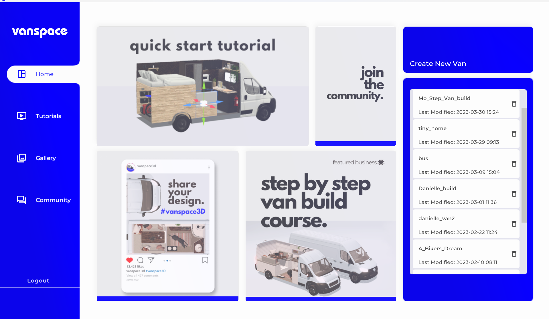 Lesson 5 - Design Your First Layout step by step – vanspace