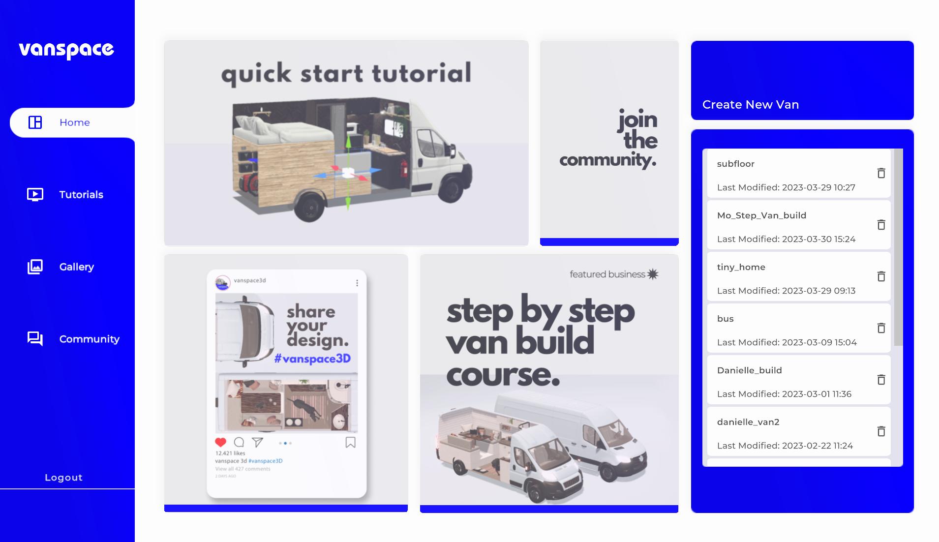 Lesson 1 - Let´s get set up – vanspace