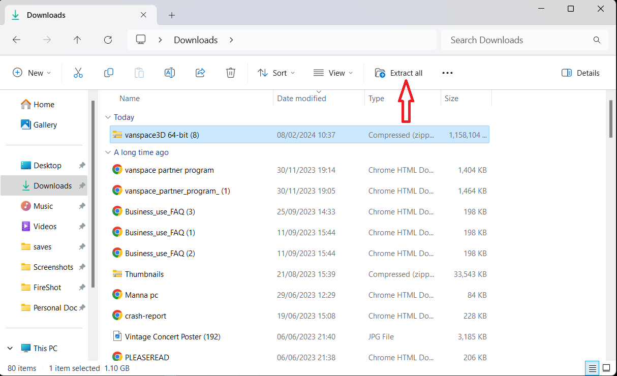 Downloading vanspace 3D Software on Windows – vanspace