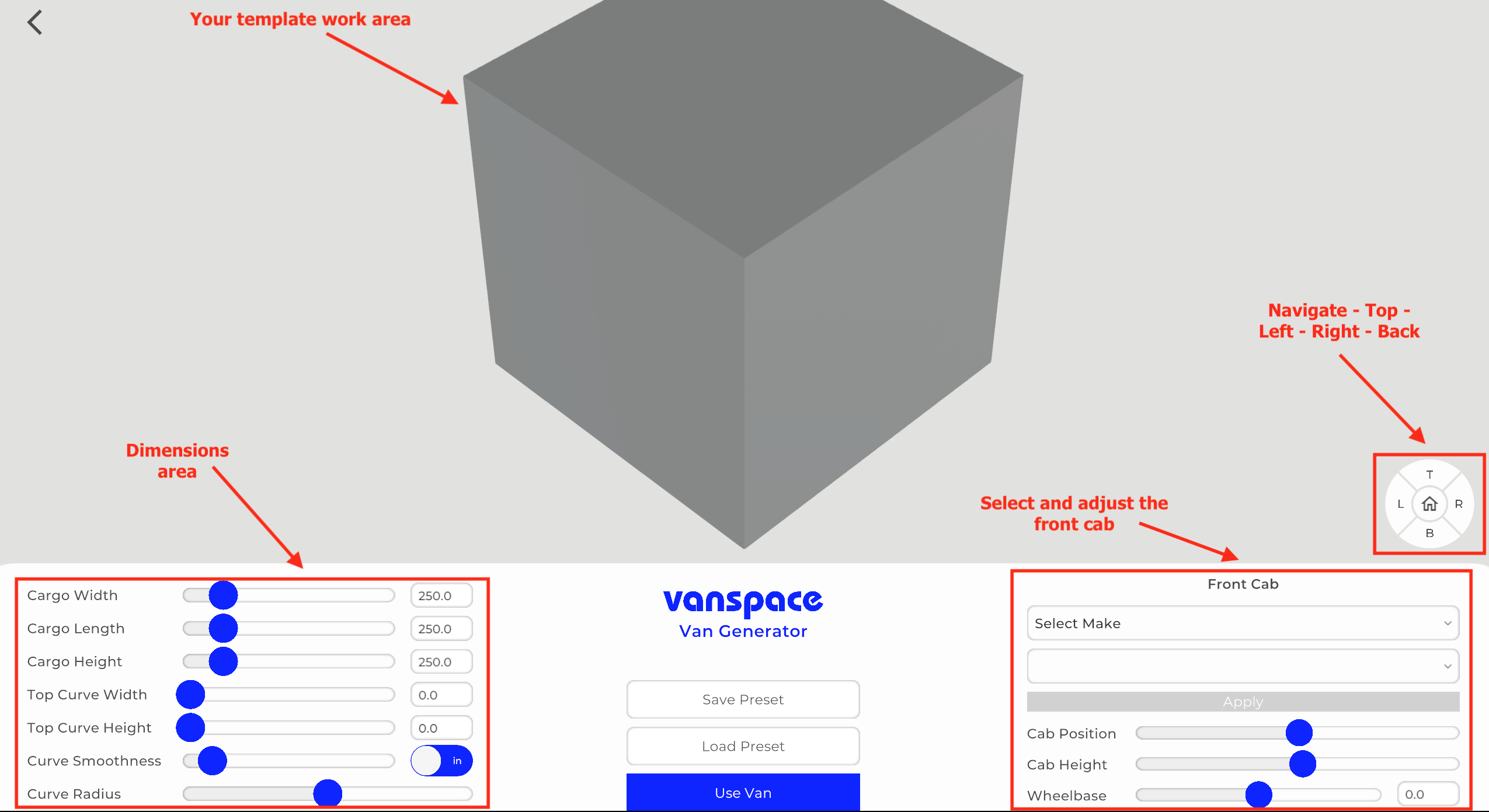 Creating a Custom Template – vanspace