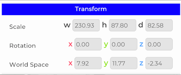 Resize and rotate objects manually – vanspace