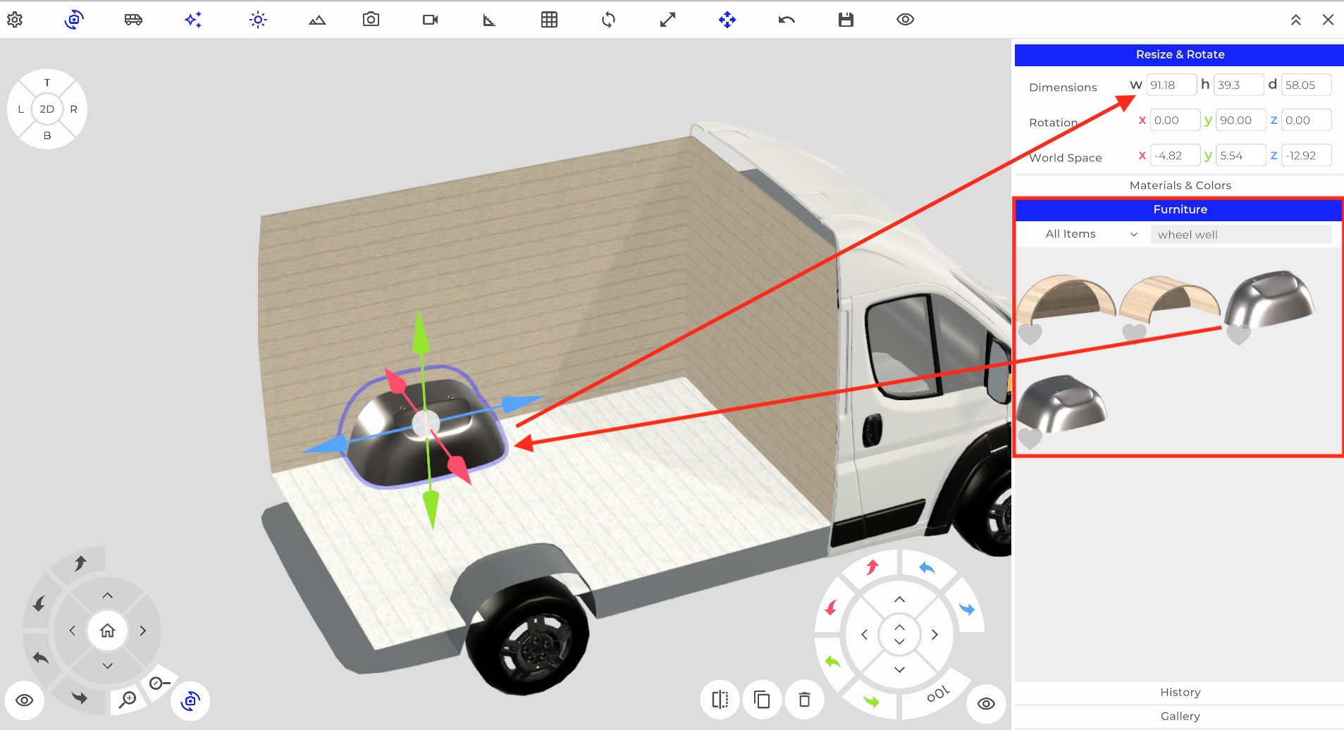 Adjusting the Interior Wheel Wells – vanspace